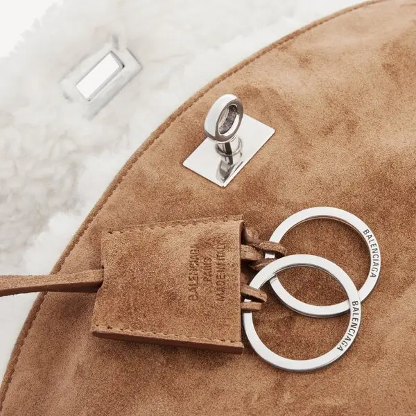 Balenciaga Rodeo Mini Handbag - Walnut/white