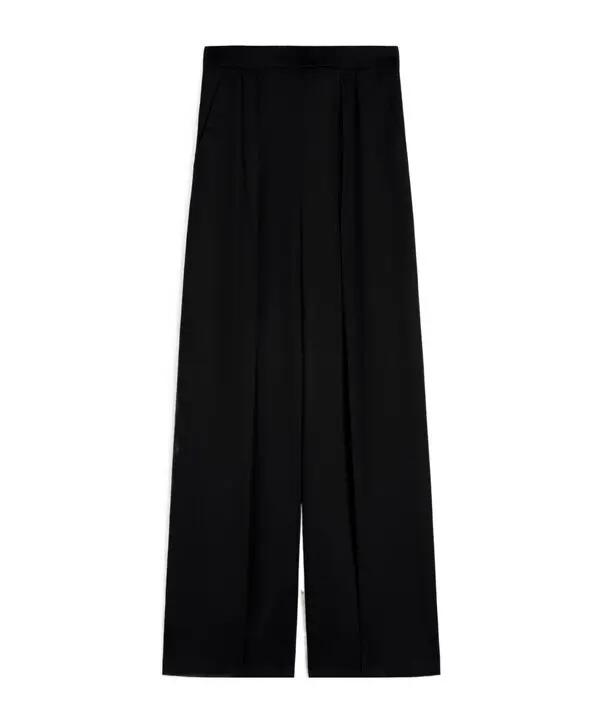 Max Mara Flared Camel Trousers - Black