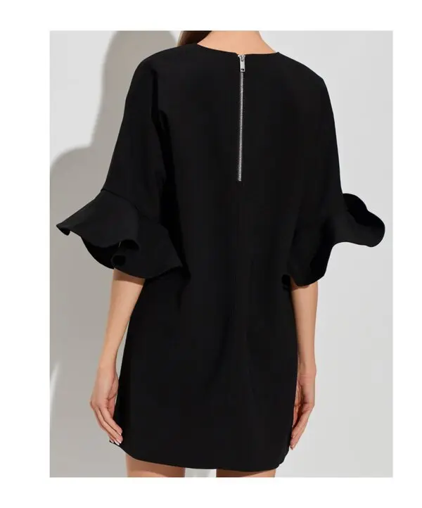 GANNI Mini Ruffle Dress