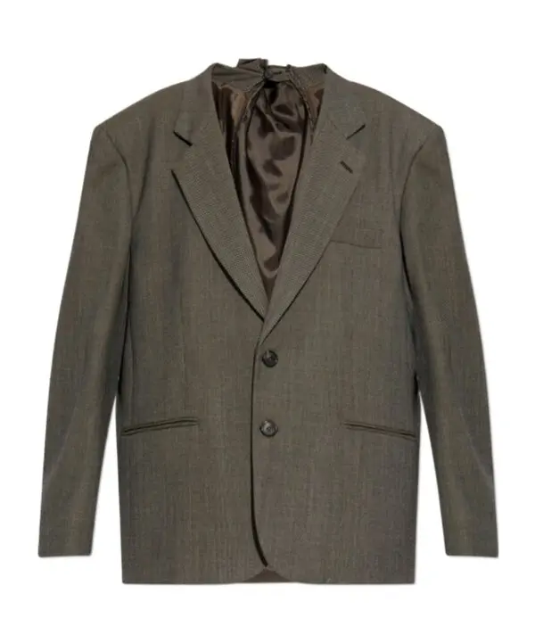 MAISON MARGIELA Single-breasted Blazer - Green