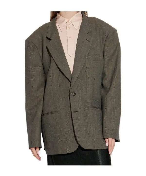 MAISON MARGIELA Single-breasted Blazer - Green