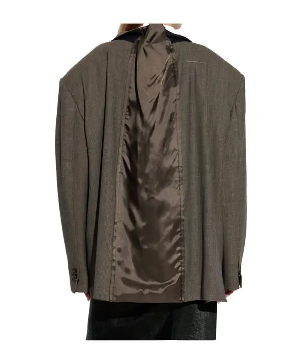 MAISON MARGIELA Single-breasted Blazer - Green