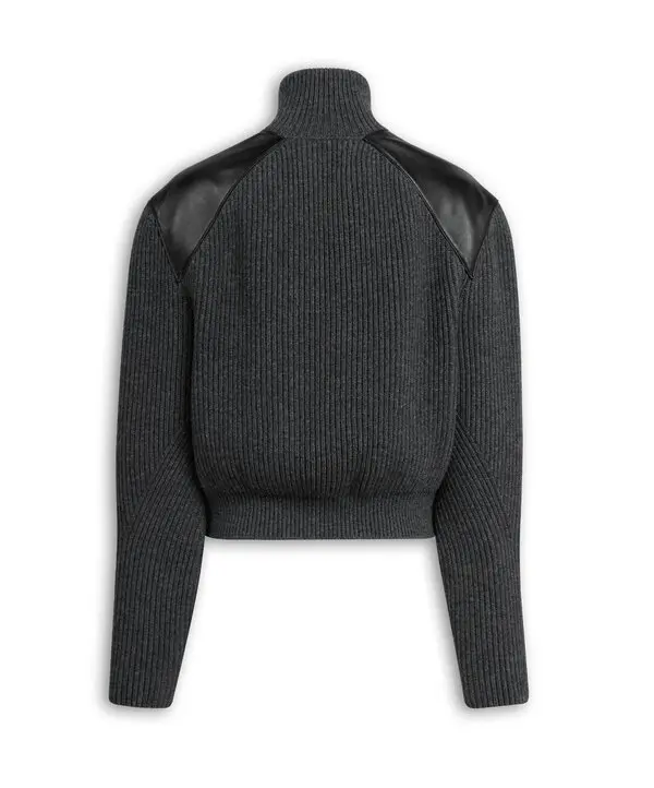 Alaïa Varsity Panelled Zip-up Jacket