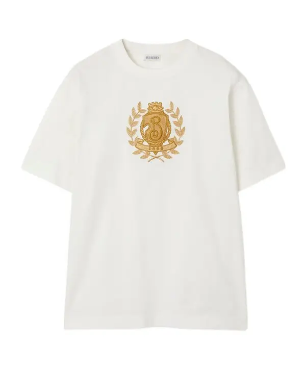 Burberry Cotton T-shirt - Chalk