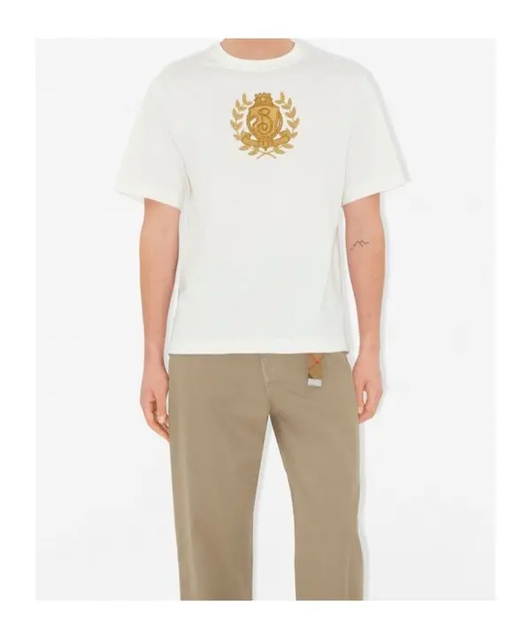 Burberry Cotton T-shirt - Chalk