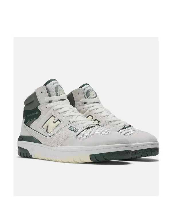 NEW BALANCE 650 High-top Lace-up Sneakers - Gray