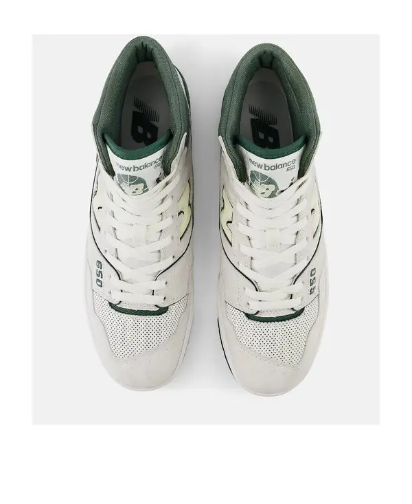 NEW BALANCE 650 High-top Lace-up Sneakers - Gray