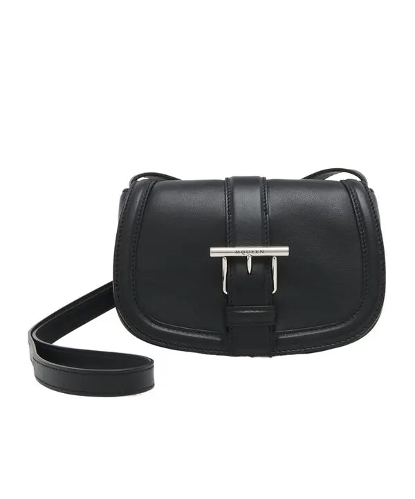 Alexander McQueen T-bar Mini Satchel Bag - Black