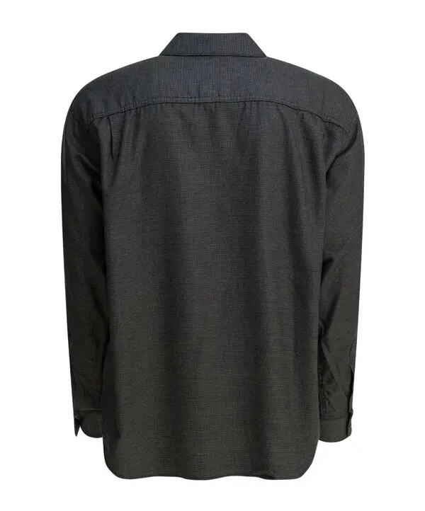 Comme Des Garçons Homme Flannel Checked Zipped Overshirt