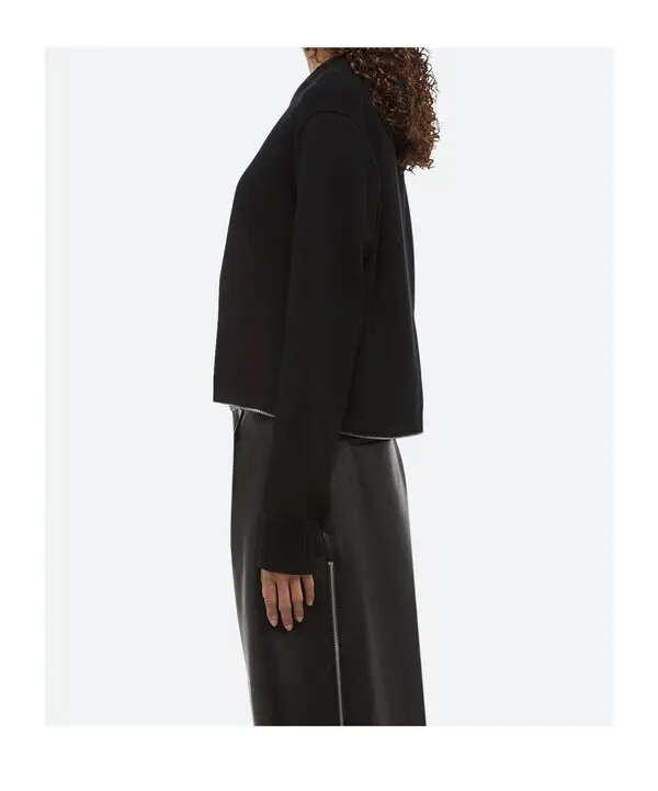 Helmut Lang Cropped Crewneck Jumper