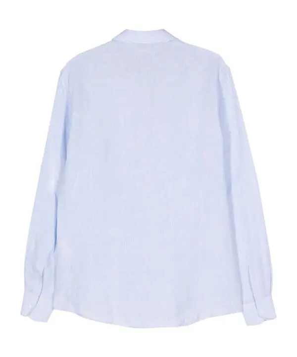 Peserico Button-down Long-sleeved Shirt - Blue