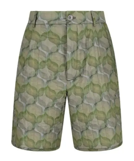Dries Van Noten Printed Belt-loop Shorts