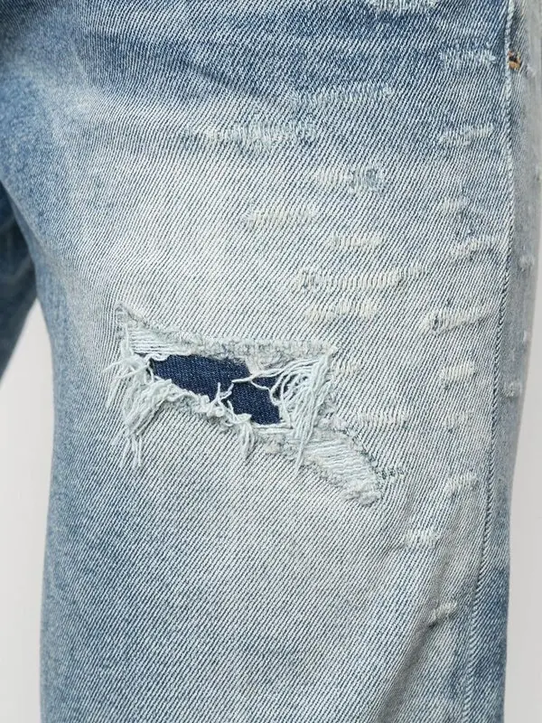 DIESEL® D-strukt Faded Slim Straight Jeans - Blue