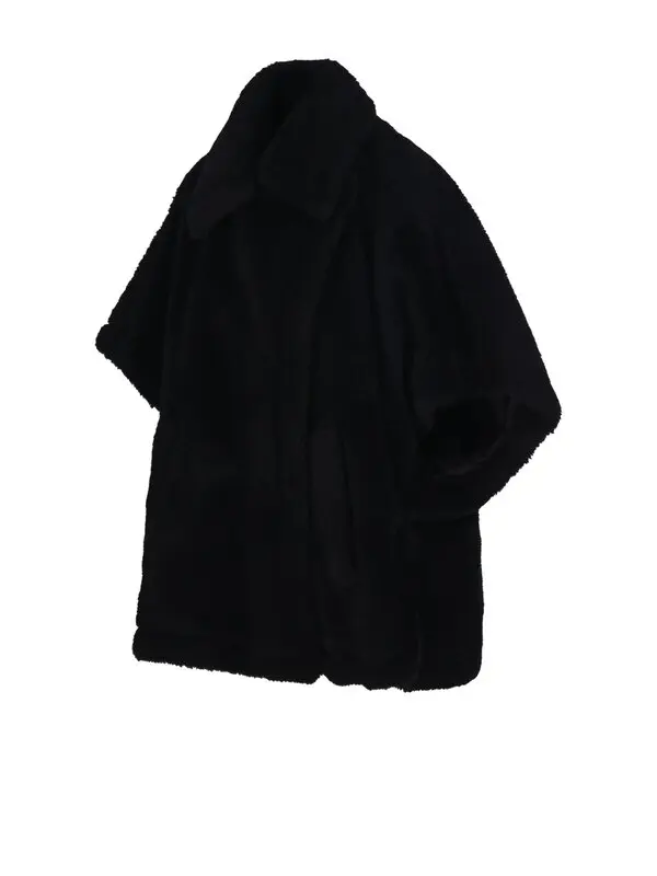 Max Mara Tebe Faux Fur Short-sleeved Coat