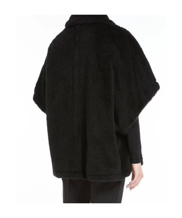 Max Mara Tebe Faux Fur Short-sleeved Coat