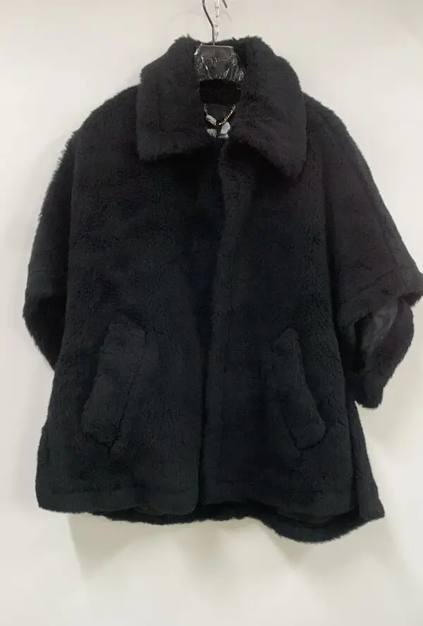 Max Mara Tebe Faux Fur Short-sleeved Coat