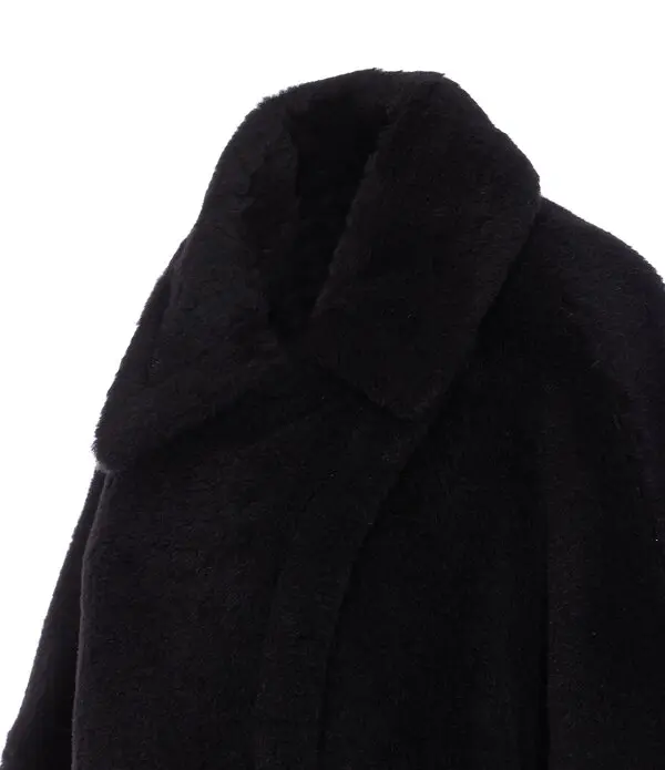 Max Mara Tebe Faux Fur Short-sleeved Coat