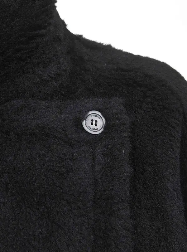 Max Mara Tebe Faux Fur Short-sleeved Coat