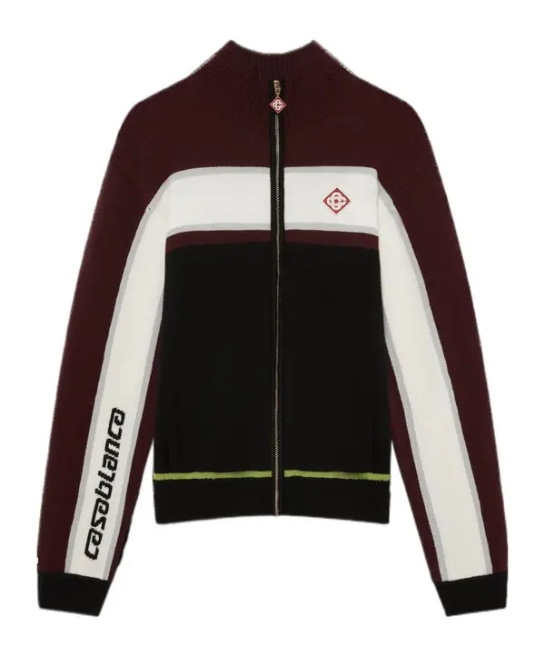 Casablanca Striped Track Jacket - Black