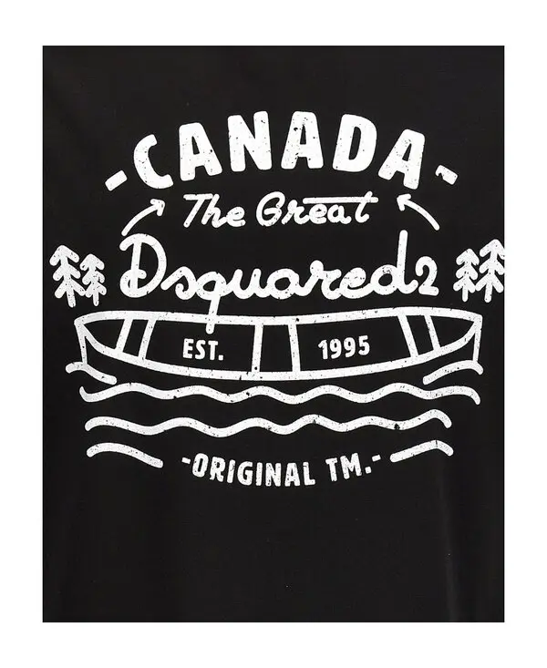 Dsquared2 Logo Printed Crewneck T-shirt