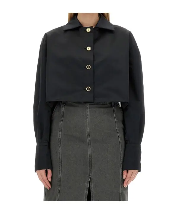 PATOU Cropped Button-up Jacket
