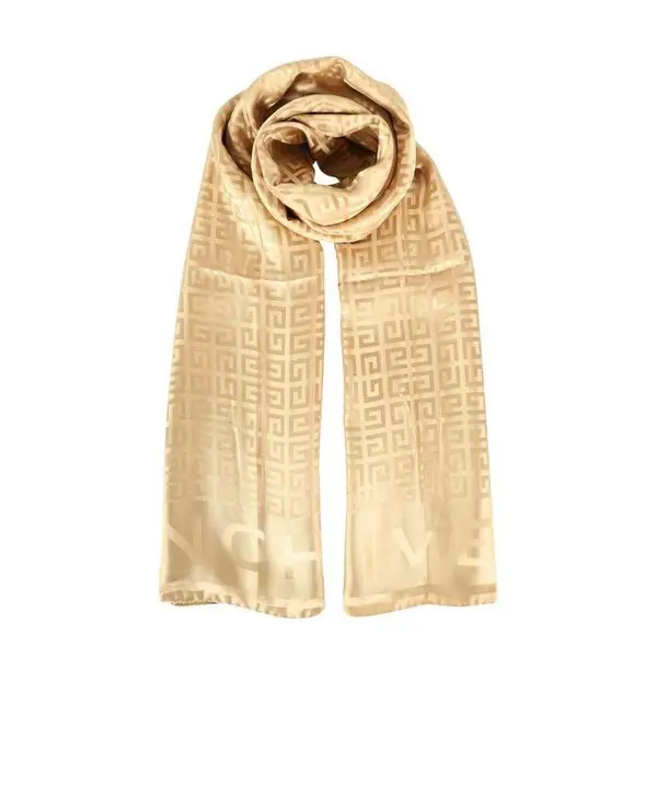 Givenchy Logo Details Scarves - Nude