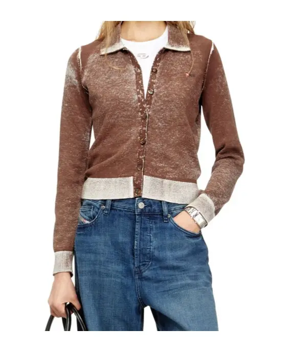 DIESEL® M-loren Reverse Printed Cardigan