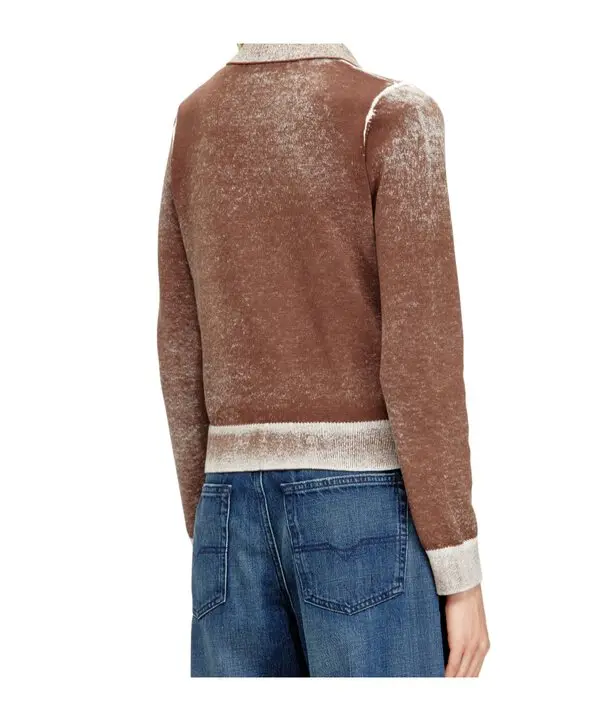 DIESEL® M-loren Reverse Printed Cardigan