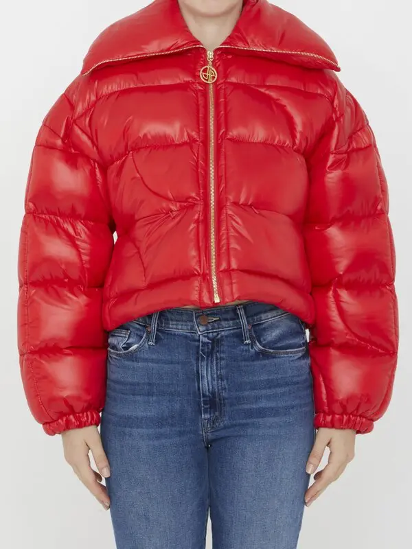 PATOU Zip-up Cropped Puffer Jacket