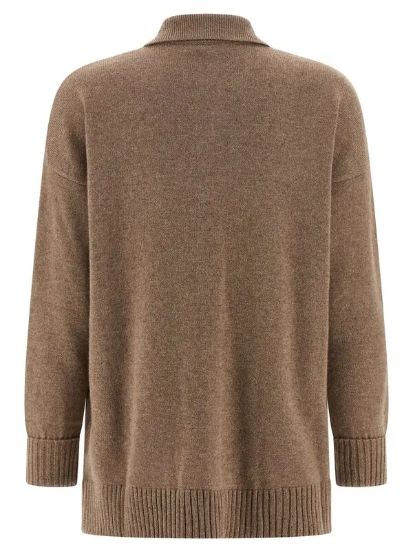 Max Mara Button-up Knitted Cardigan - Brown