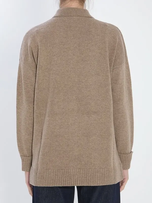 Max Mara Button-up Knitted Cardigan - Brown