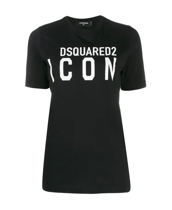 Dsquared2 Icon Logo Crewneck T-shirt - Black