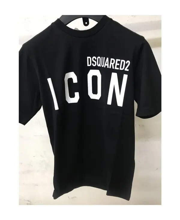 Dsquared2 Icon Logo Crewneck T-shirt - Black