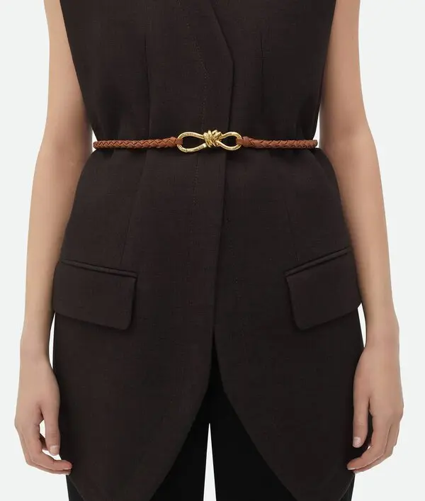 Bottega Veneta Andiamo Belt - Brown