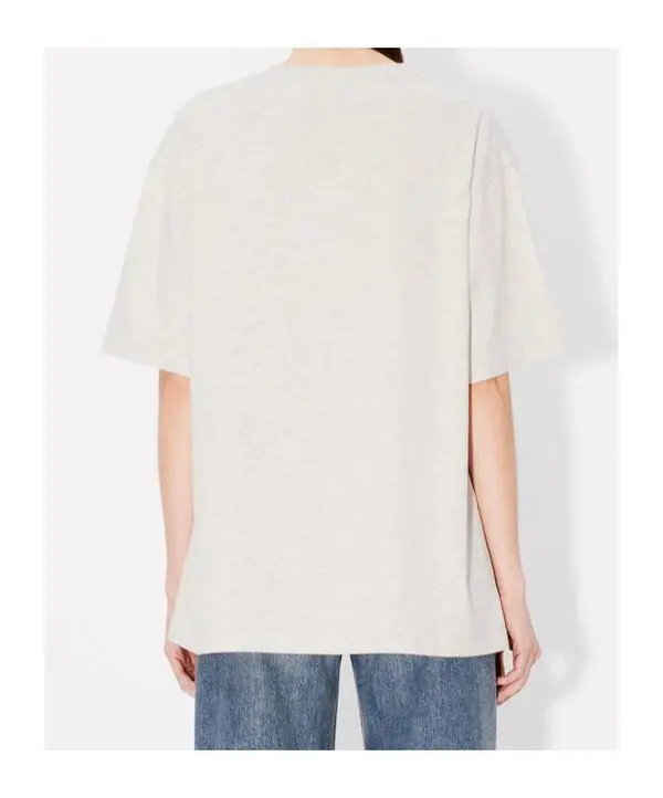 Kenzo Lucky Tiger Crewneck T-shirt - Light Gray