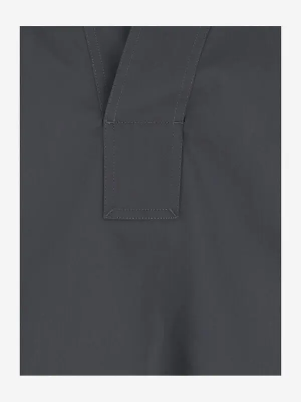 Bottega Veneta Contrast Stitched V-neck Shirt