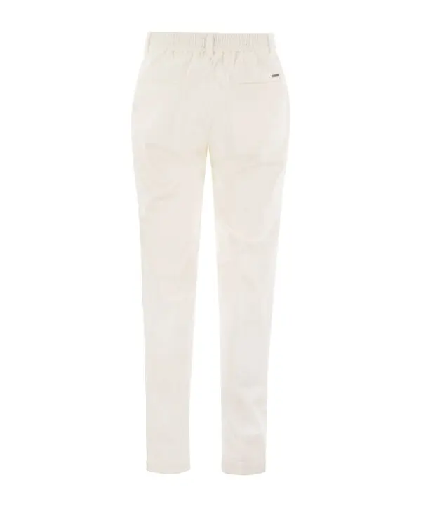Peserico Drawstring Corduroy Trousers