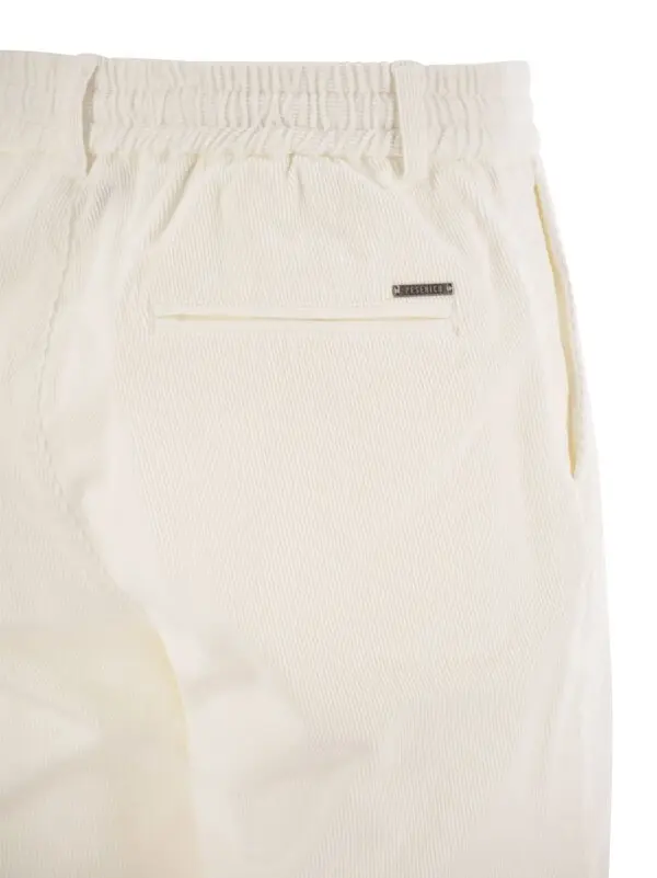 Peserico Drawstring Corduroy Trousers