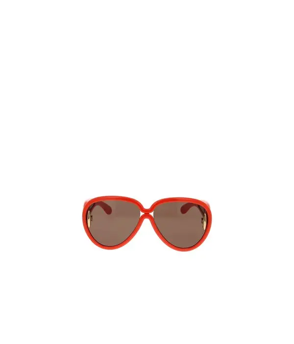 Loewe Aviator Frame Sunglasses - Brown