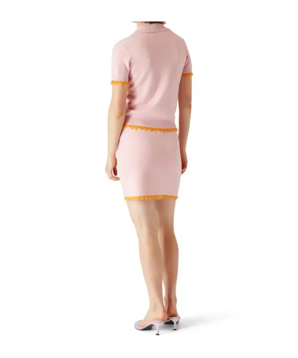 Casablanca Double Face Knitted Polo Shirt