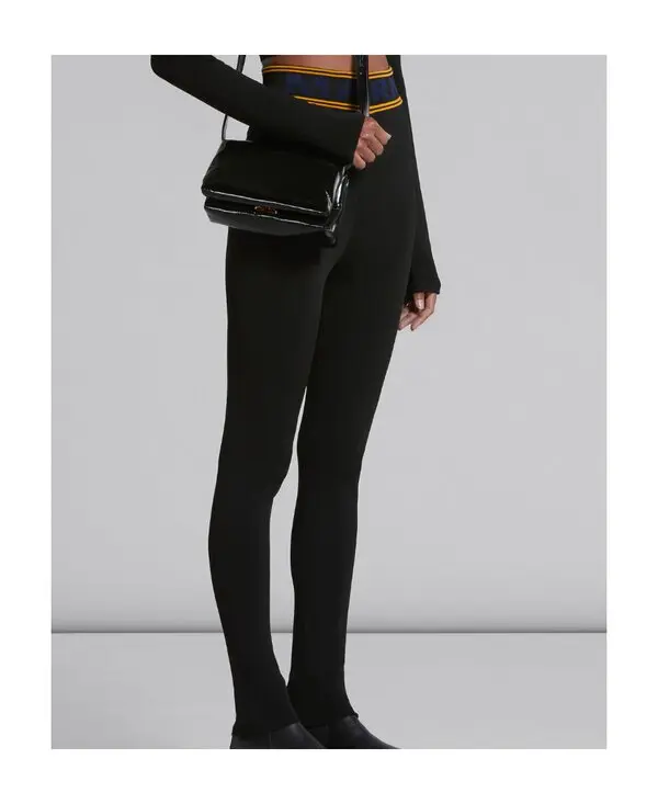 Marni High Waist Logo Waistband Leggings