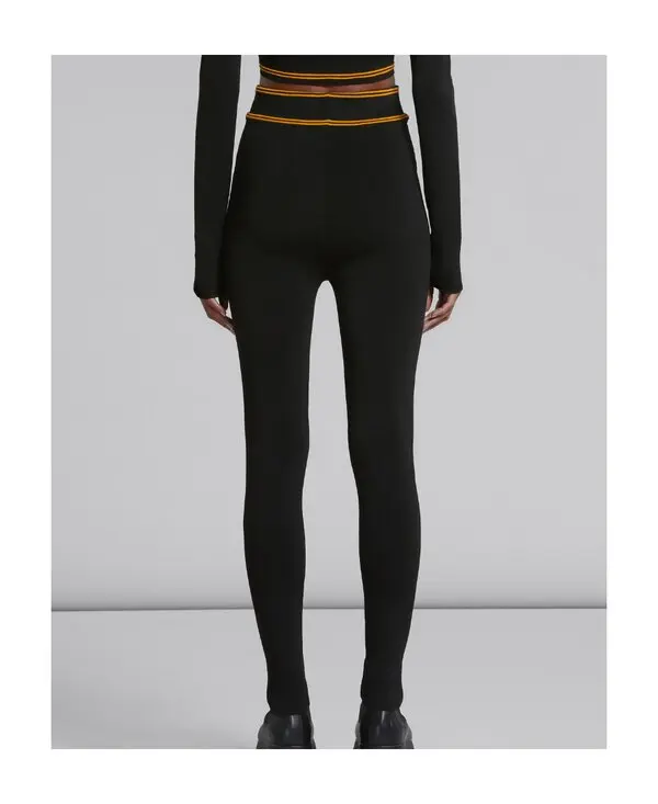Marni High Waist Logo Waistband Leggings