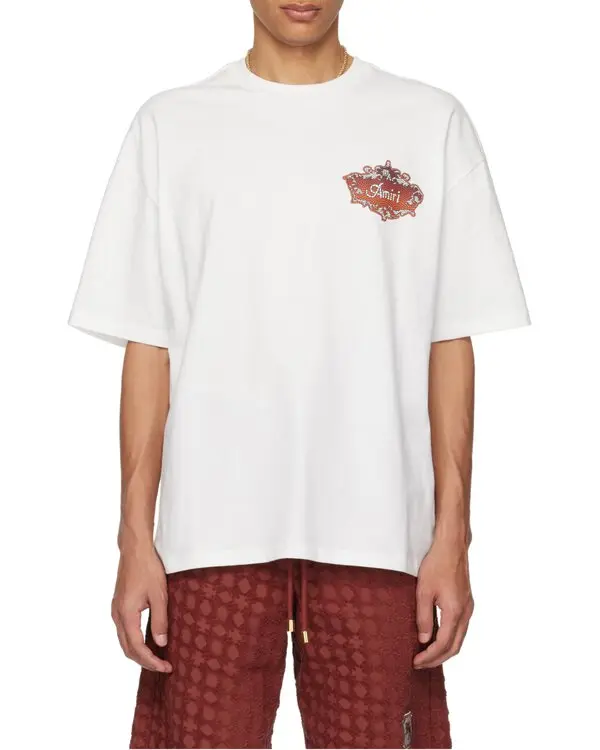 Amiri Logo-embellished Crewneck T-shirt
