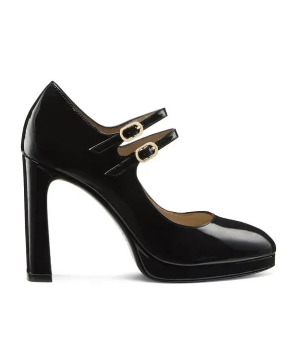 STUART WEITZMAN Babette Platform Mary Jane - Black