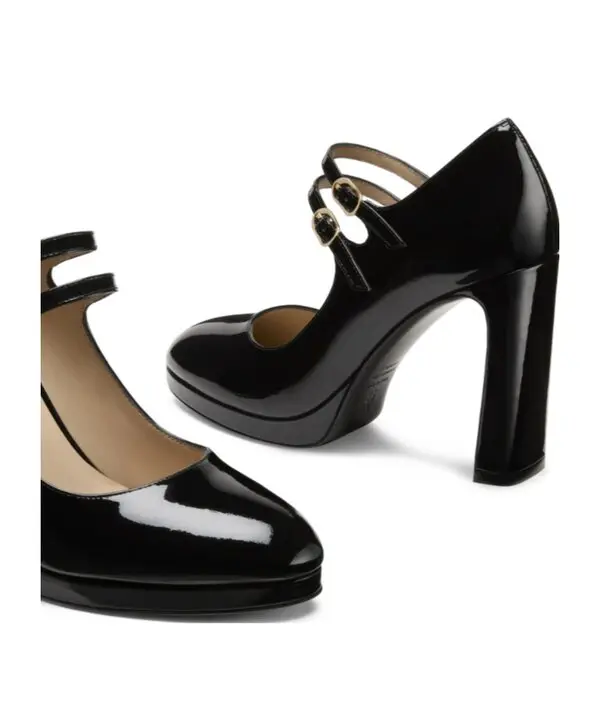 STUART WEITZMAN Babette Platform Mary Jane - Black