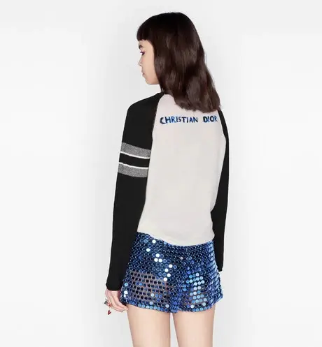 Dior Sequined Shorts With Silk Belt