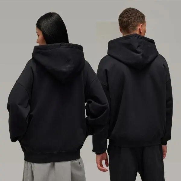 Y3 Logo Printed Zip-up Hoodie