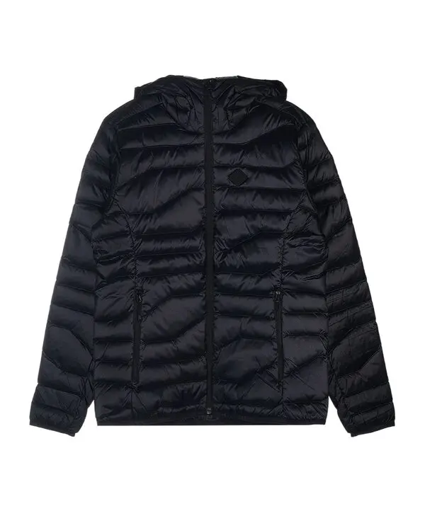 J. Lindeberg Quilted Zippered Cotton Jacket With Hood