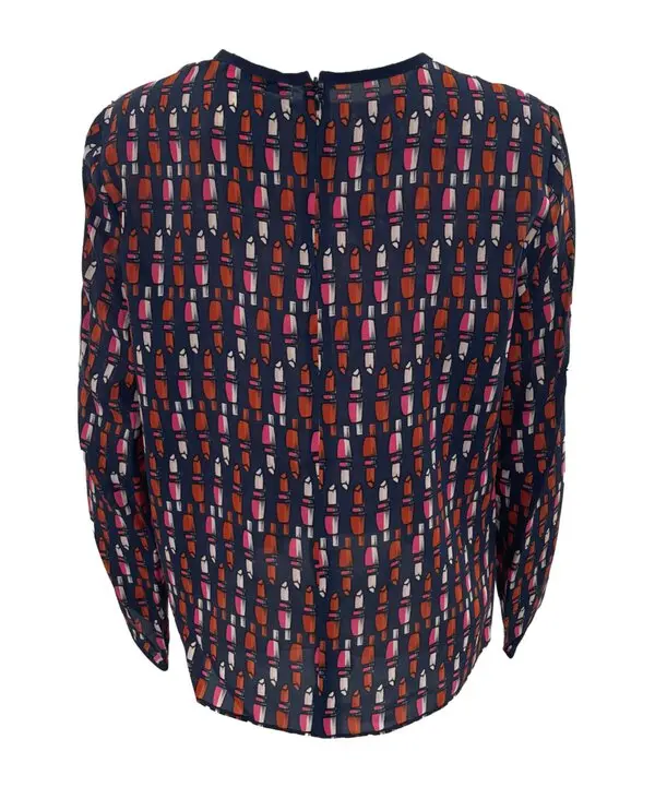 Sportmax Long Sleeve Patterned Sweater