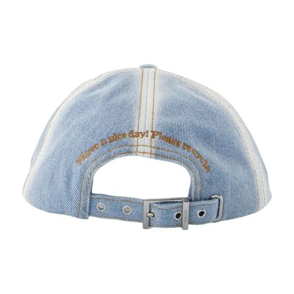 GANNI Light Denim Cap